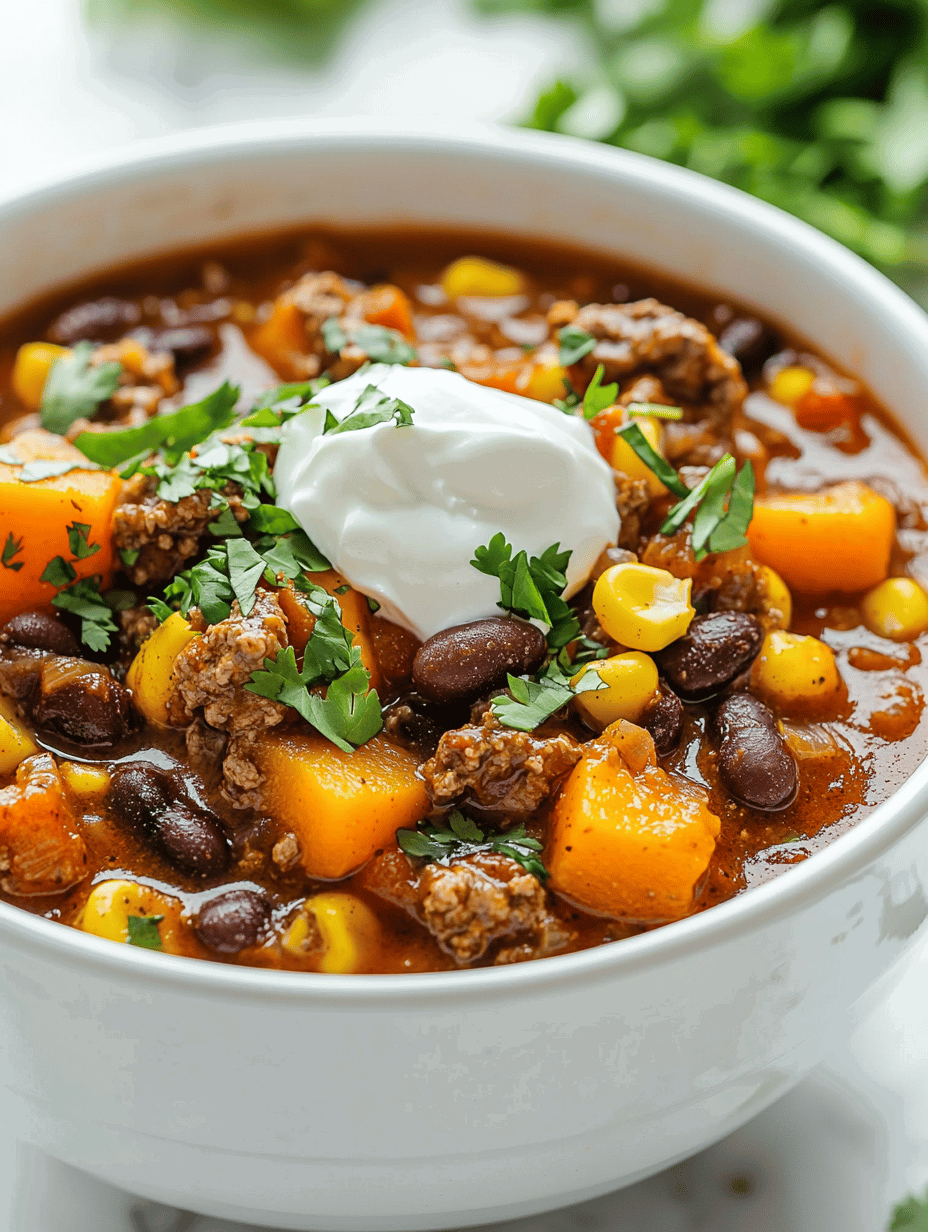 Autumn in a Crockpot: The Wonders of Pumpkin-Spiced Fall Chili - Simple ...