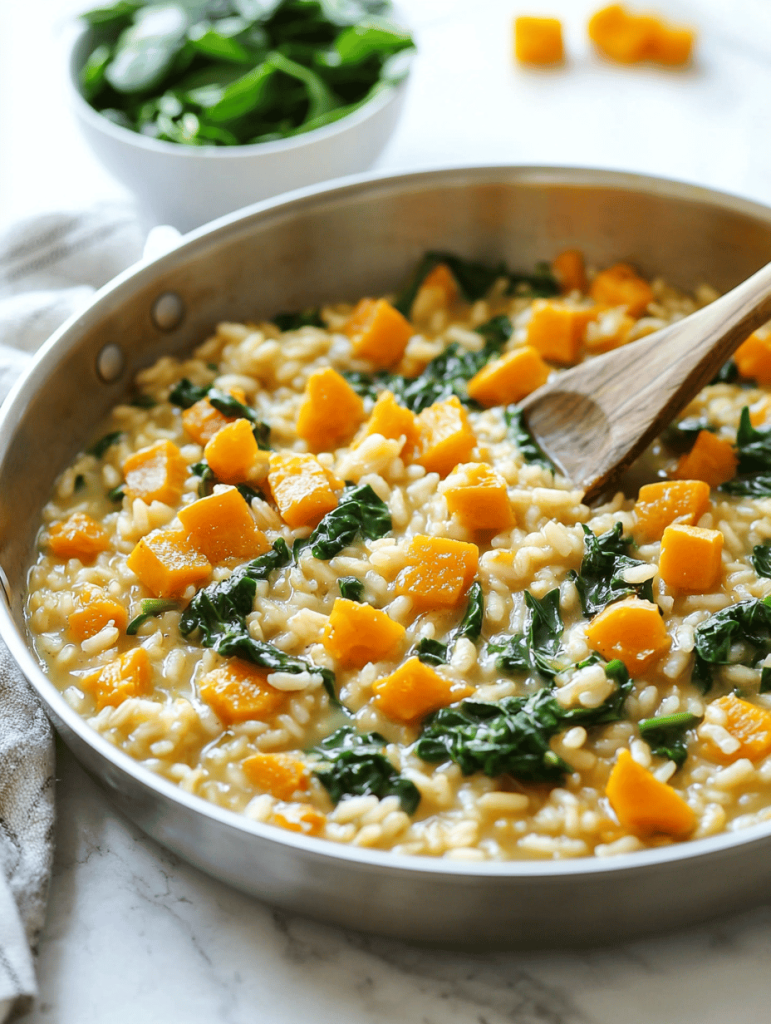 Autumn’s Hidden Gem: Butternut Squash & Spinach Risotto - Bringing the ...