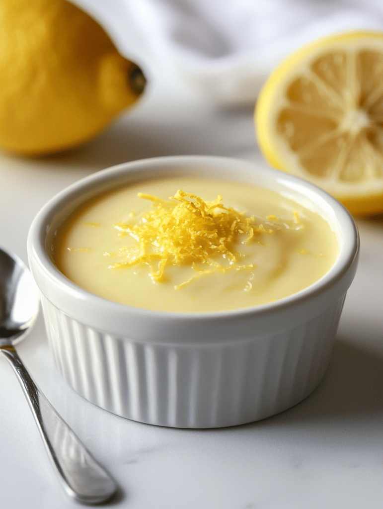 Sunny Citrus Comfort: Baked Lemon Pudding to Brighten Your Day - Simple ...