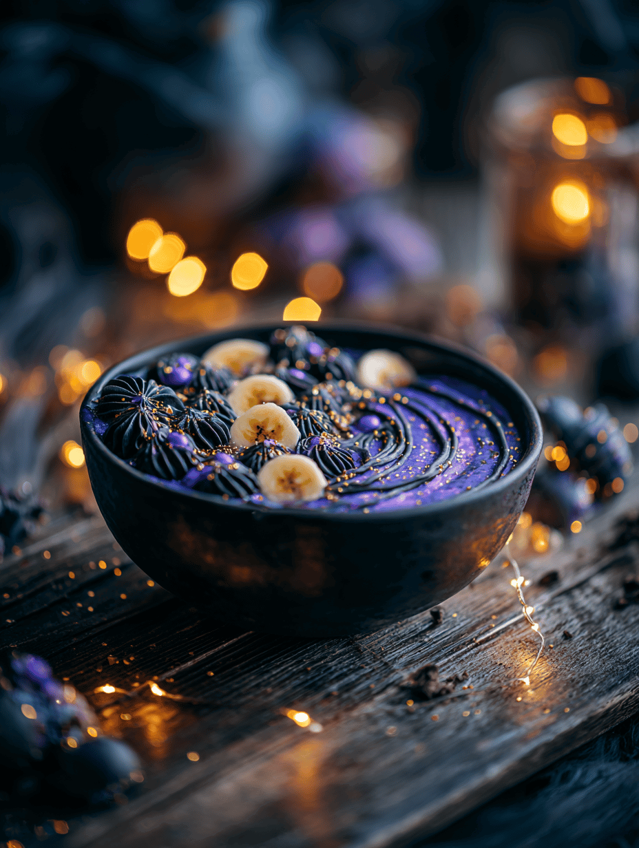 Spooky Smoothie Bowl: A Nighttime Chill in a Bowl - Simple and ...