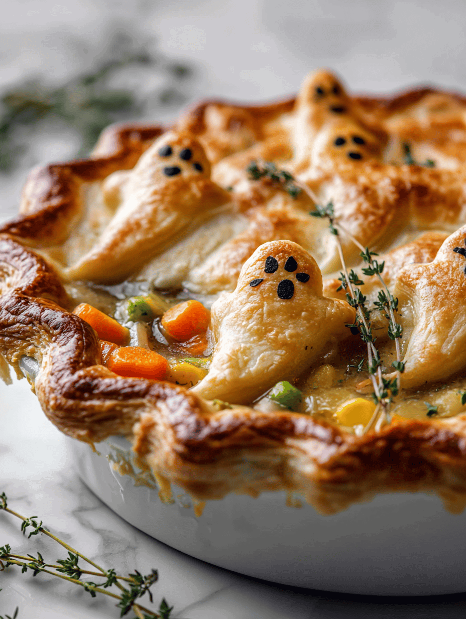 Spooky Chicken Pot Pie: A Haunted Twist on Comfort Food - Simple and ...